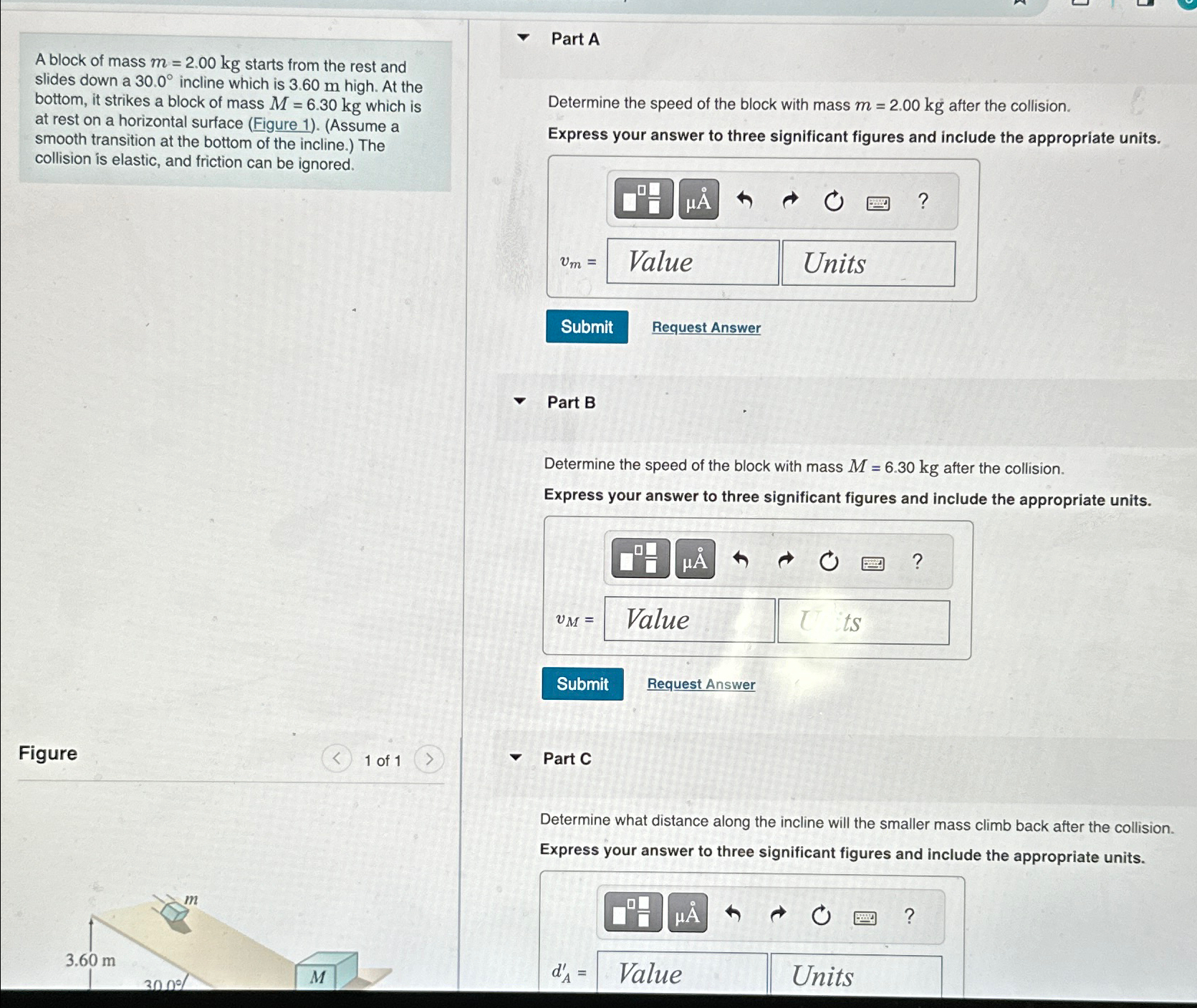 Solved A block of mass m=2.00kg ﻿starts from the rest and | Chegg.com