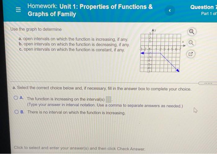 Solved III Homework: Unit 1: Properties of Functions & | Chegg.com