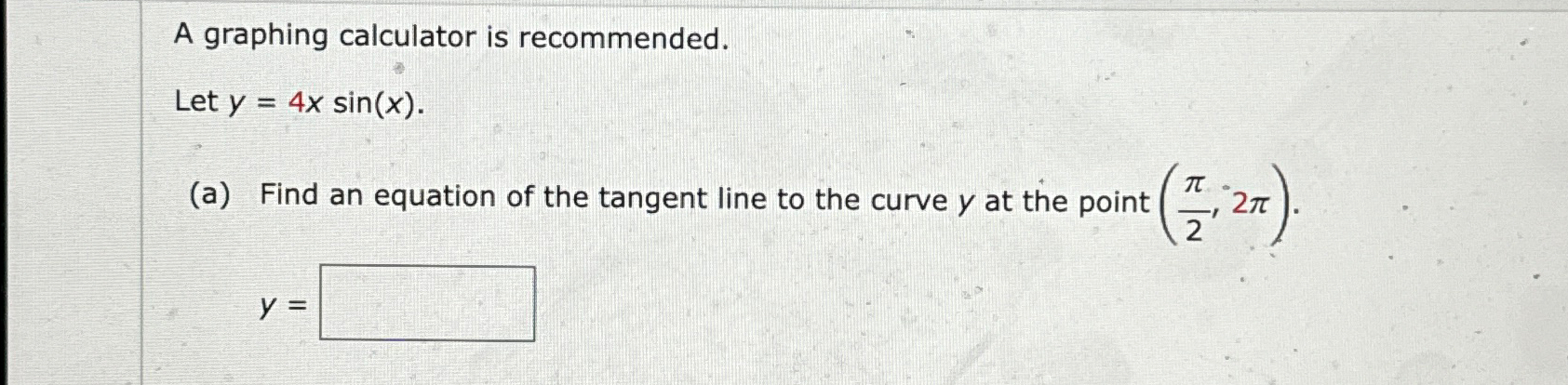 Solved A graphing calculator is recommended.Let | Chegg.com