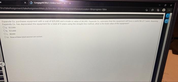 Solved CengageNoW2 Online teadil + m/takeAssignment/take | Chegg.com
