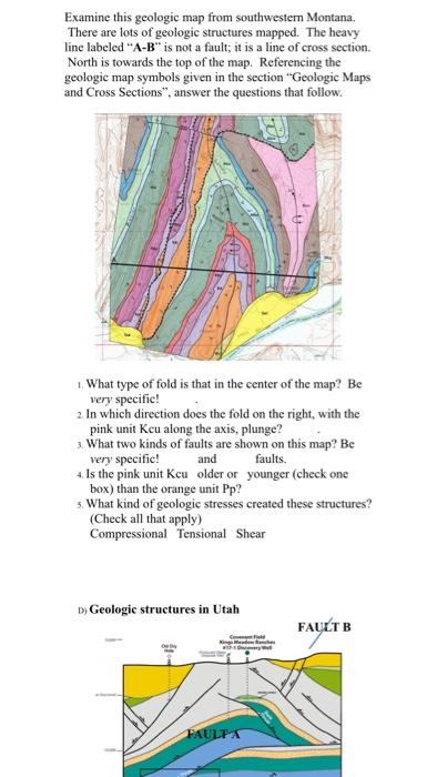 Solved GEOL 11211 Name: Rock Structures Central Pennsylvania | Chegg.com