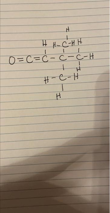 Solved draw this as a line structure | Chegg.com