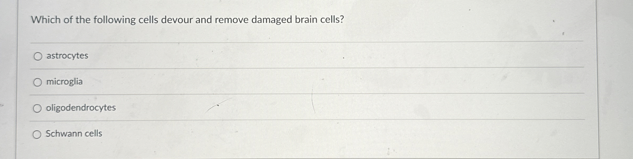 Solved Which of the following cells devour and remove | Chegg.com