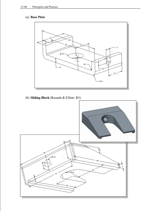 Solved Working Drawings 13-39 2. Leveling Assembly (Create a | Chegg.com