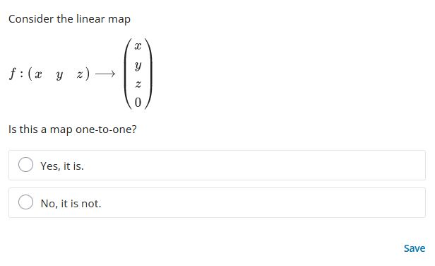 Solved Consider the linear | Chegg.com