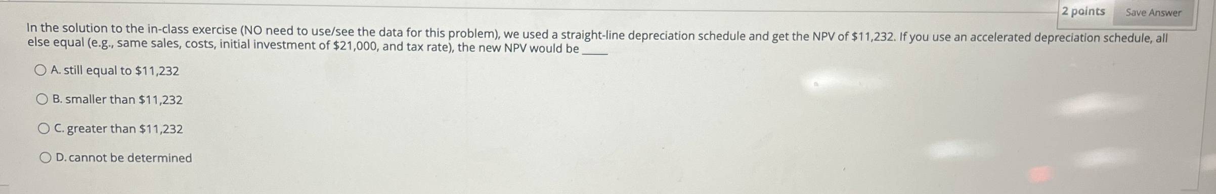 Solved 2 ﻿pointsIn the solution to the in-class exercise (NO | Chegg.com