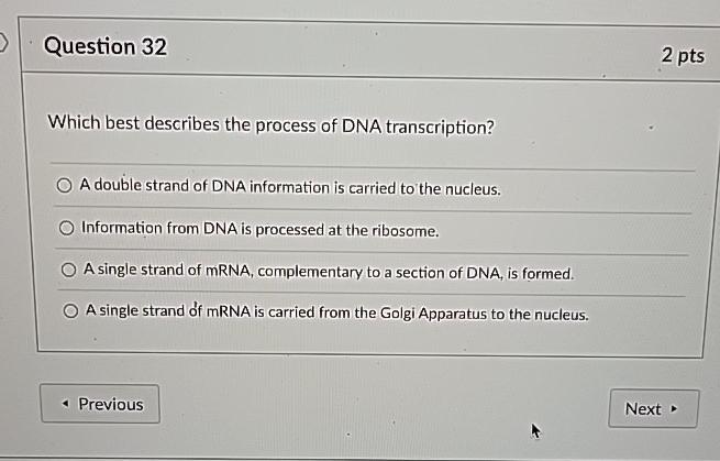 Solved Question 322 ﻿ptsWhich best describes the process of | Chegg.com
