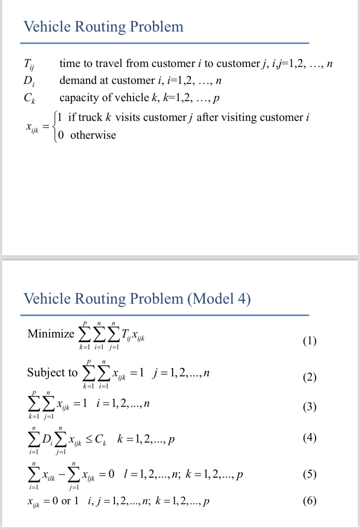 Solved Two Stage Vehicle Routing ProblemVehicle Routing | Chegg.com
