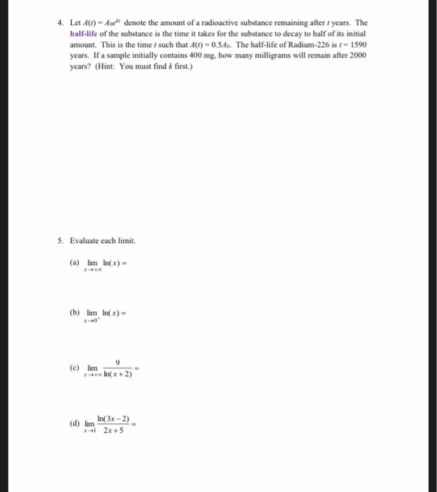Solved Activity 5.4t - Logarithmic Functions FOR DISCUSSION: | Chegg.com