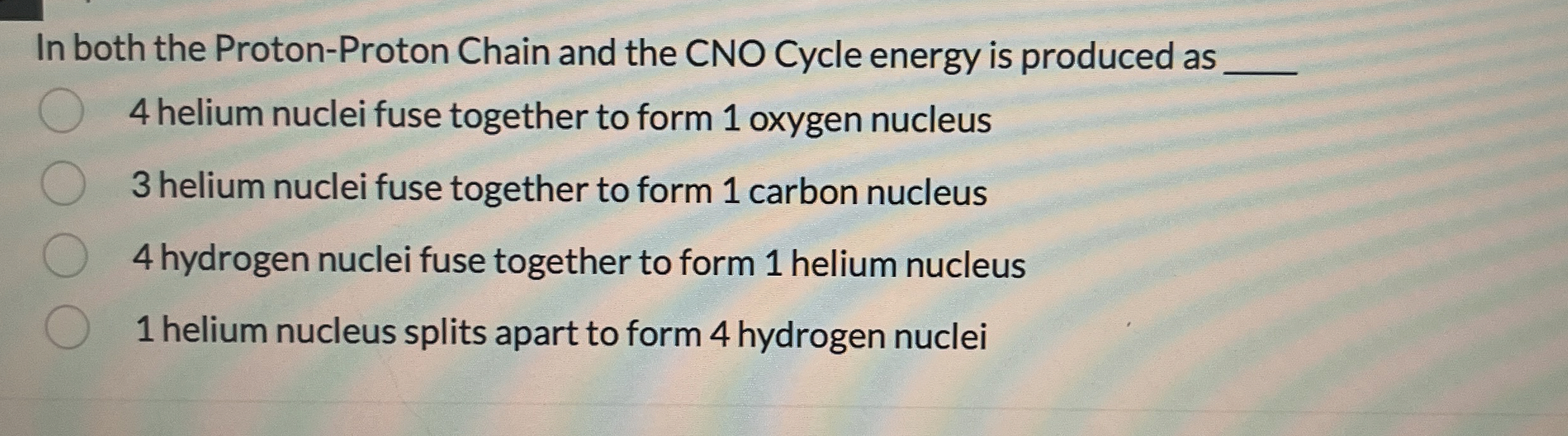Solved In both the Proton-Proton Chain and the CNO Cycle | Chegg.com