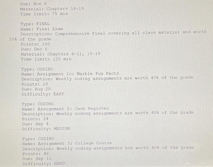 Solved Build a Class hierarchy: College Course Your goal is | Chegg.com