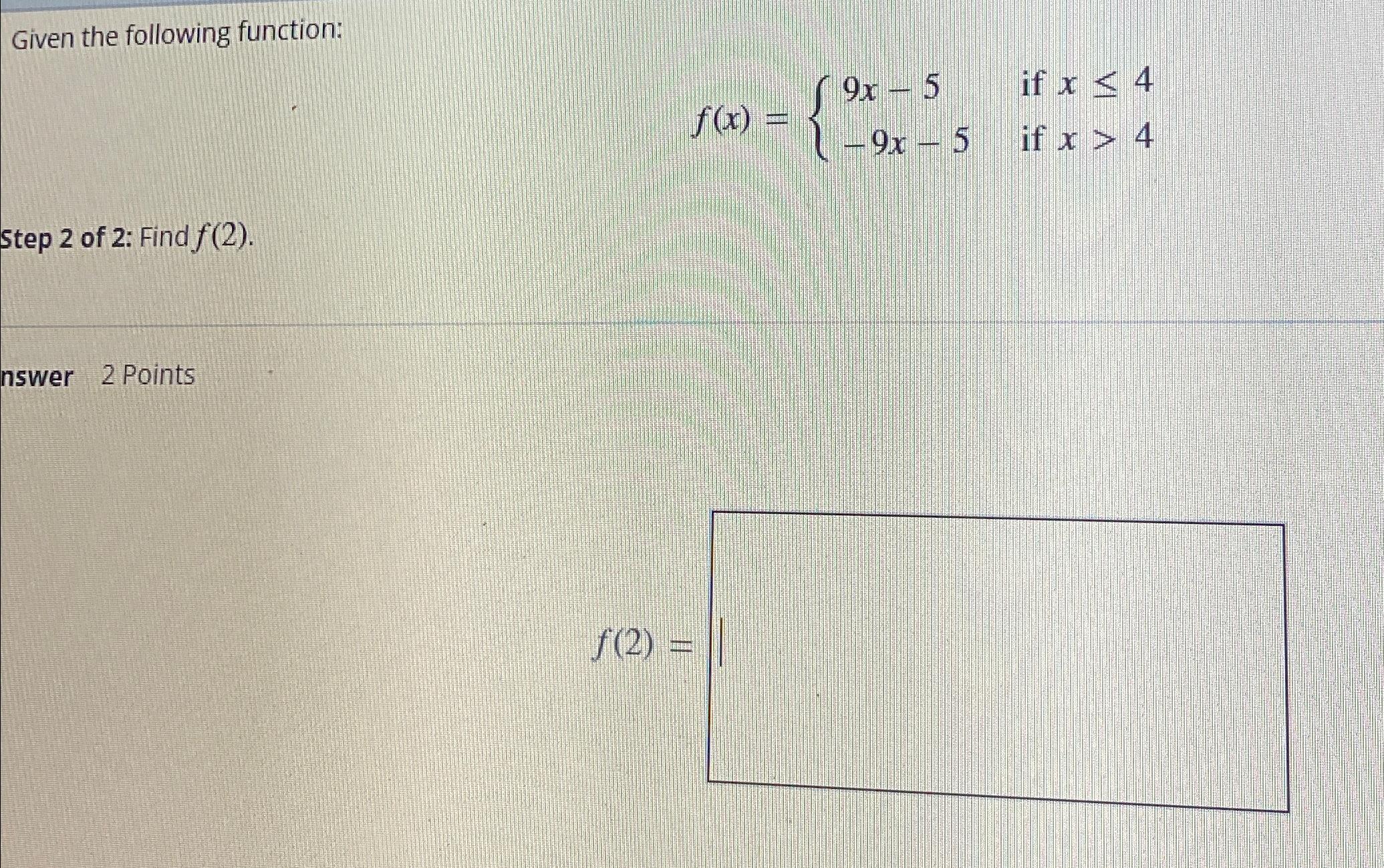 Solved Given the following | Chegg.com