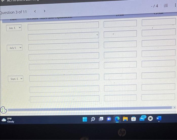 Solved 1. AC116 Unit 5 Lab Assighter Question 3 of 11 | Chegg.com