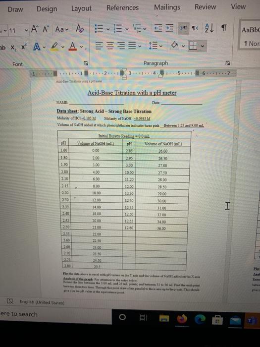 Draw Design Layout References Mailings Review View | Chegg.com