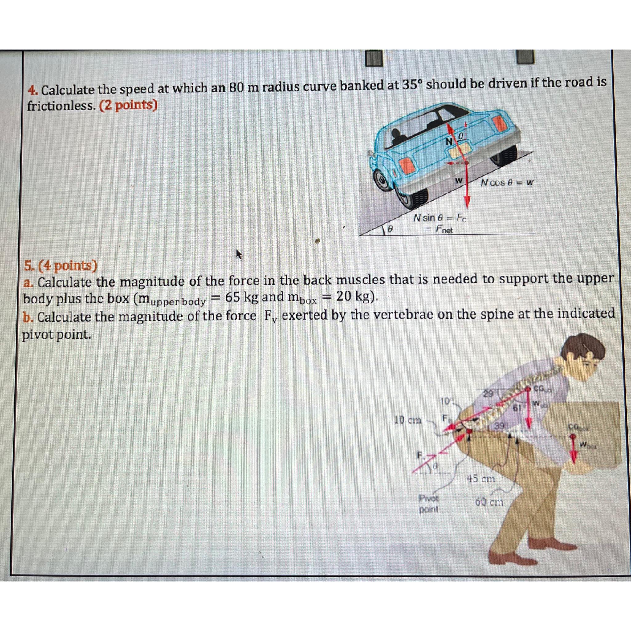 Solved Calculate the speed at which an 80m ﻿radius curve | Chegg.com