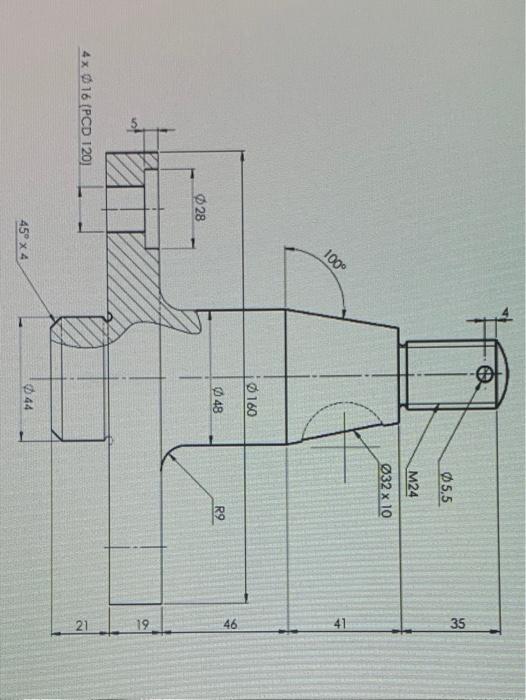 Solved The following is the components of a torque arm. | Chegg.com