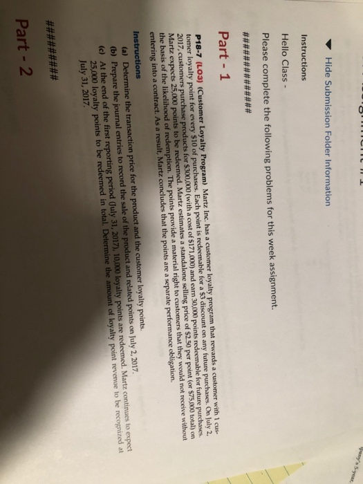 Solved Spany's 5-year Hide Submission Folder Information | Chegg.com