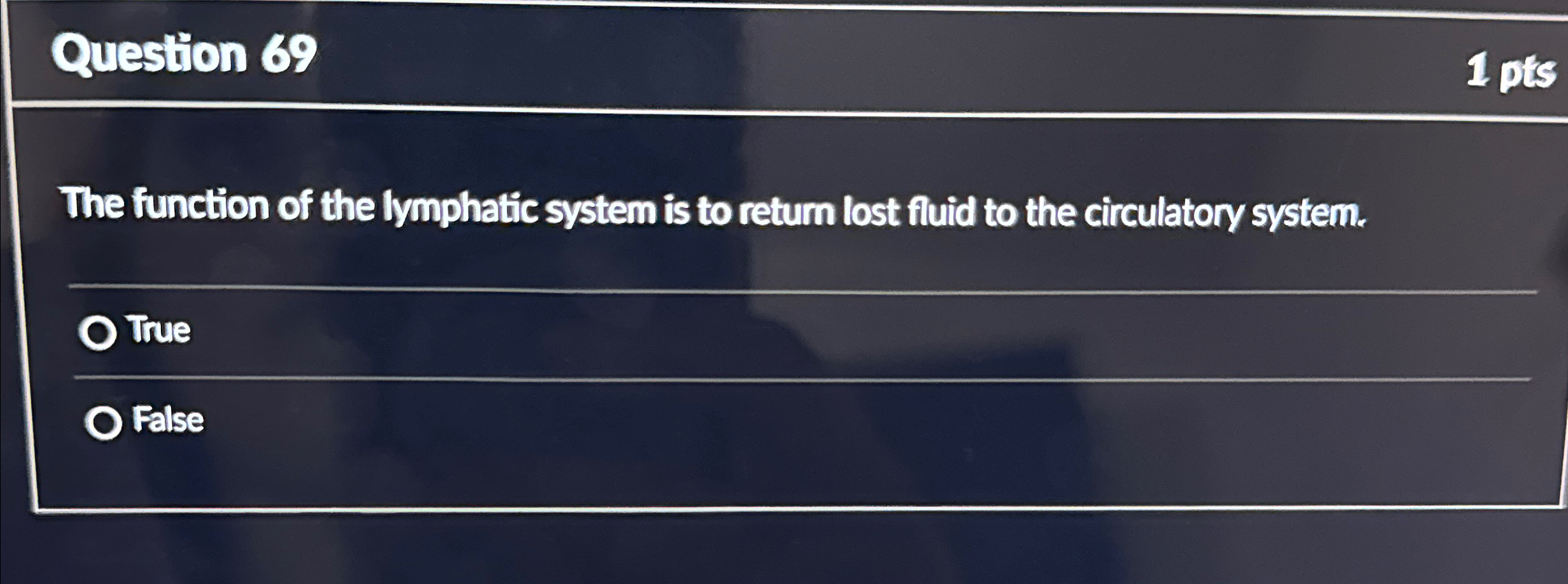 Solved Question 69The function of the lymphatic system is to | Chegg.com