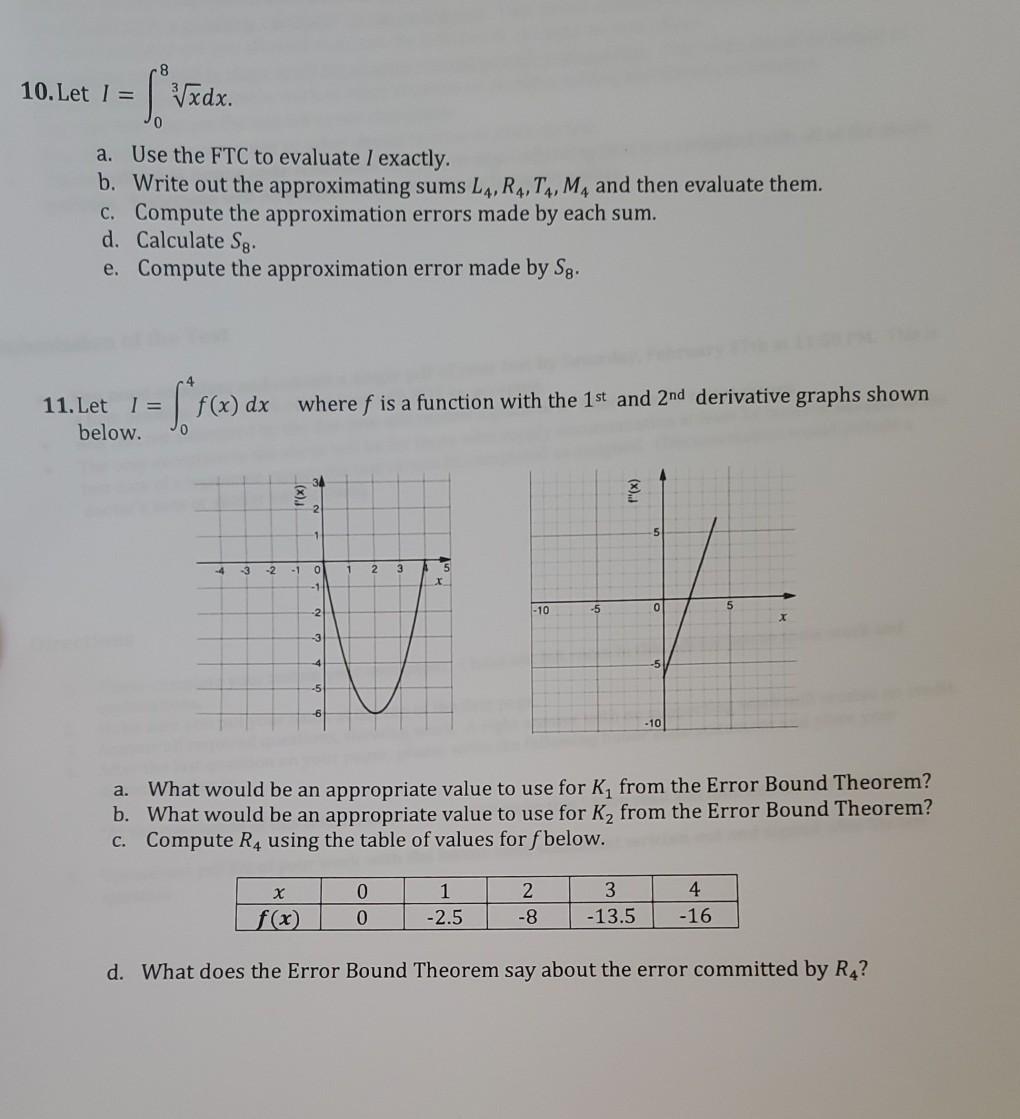 Solved 10 and 11 are very confusing how would i go about | Chegg.com