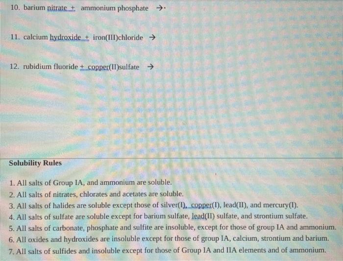Solved Show the total ionic and net ionic forms of the | Chegg.com