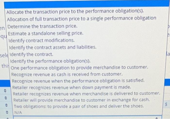 Solved Allocate the transaction price to the performance | Chegg.com