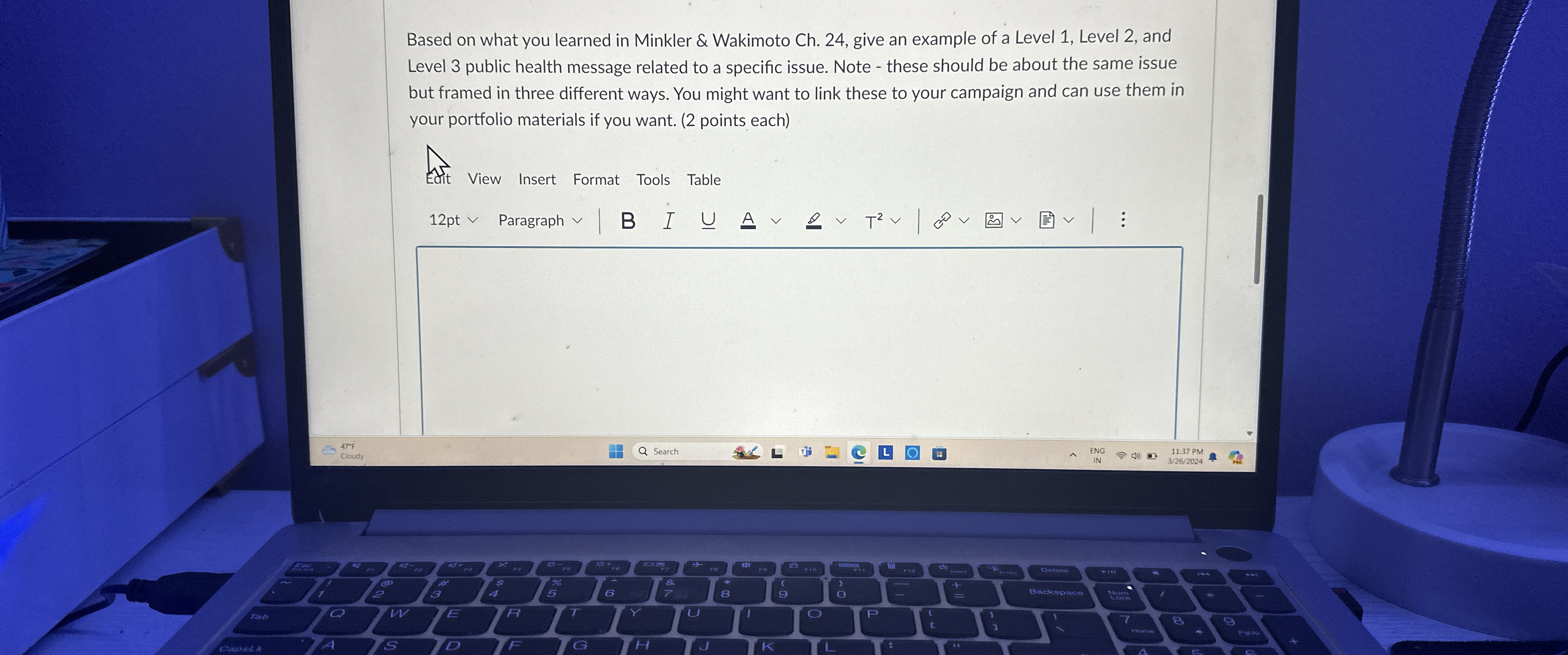 Solved Based on what you learned in Minkler & Wakimoto | Chegg.com