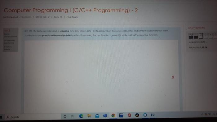 Computer Programming (C/C++ Programming) - 2 CING 1.2 | Chegg.com