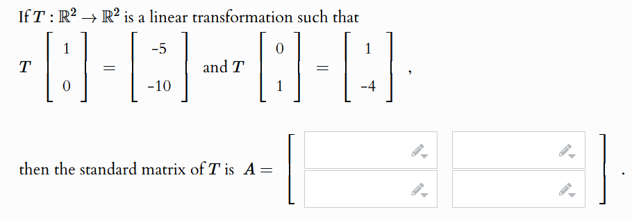 Solved If T:R2→R2 ﻿is a linear transformation such | Chegg.com