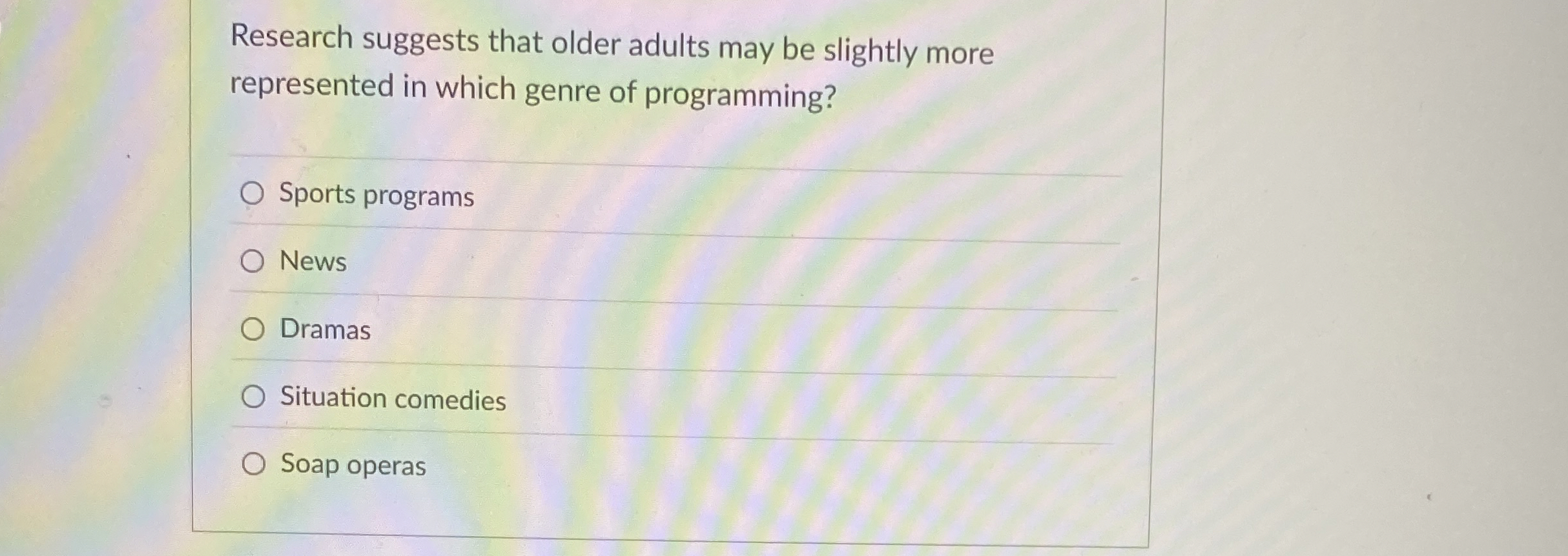 Solved Research suggests that older adults may be slightly | Chegg.com