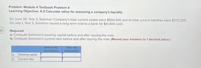 Solved Problem: Module 4 Textbook Problem 4 Learning | Chegg.com Solved Problem: Module 4 Textbook Problem 4 Learning | Chegg.com