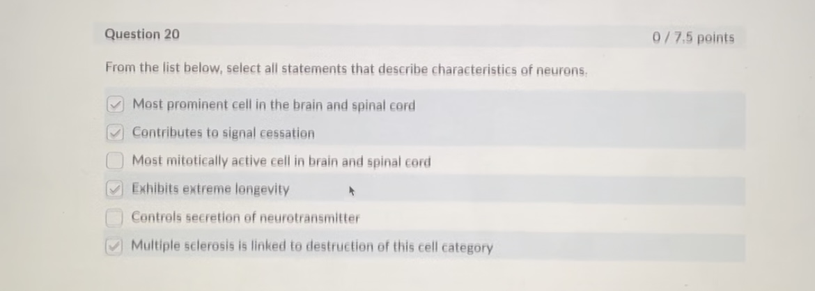 Solved Question 20From the list below, select all statements | Chegg.com
