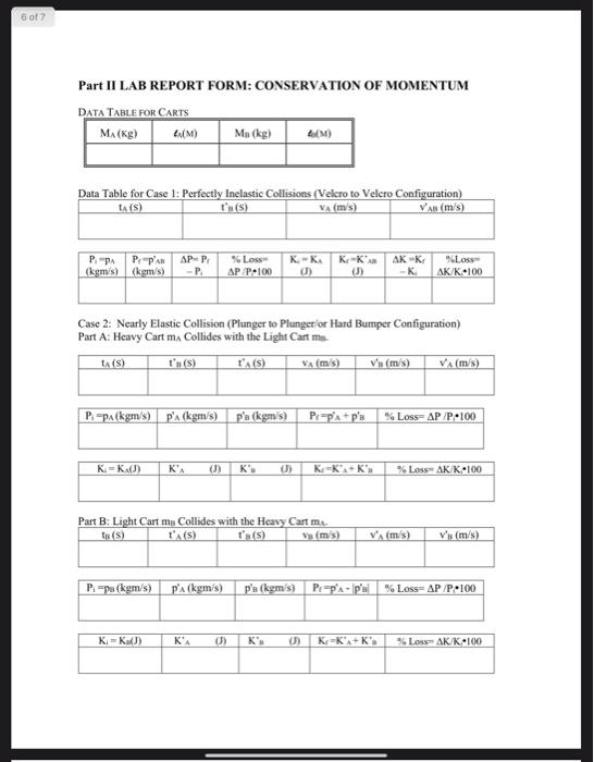 EQUIPMENT Dynamic Cart Track, 2.2 meter Two Dynamic | Chegg.com