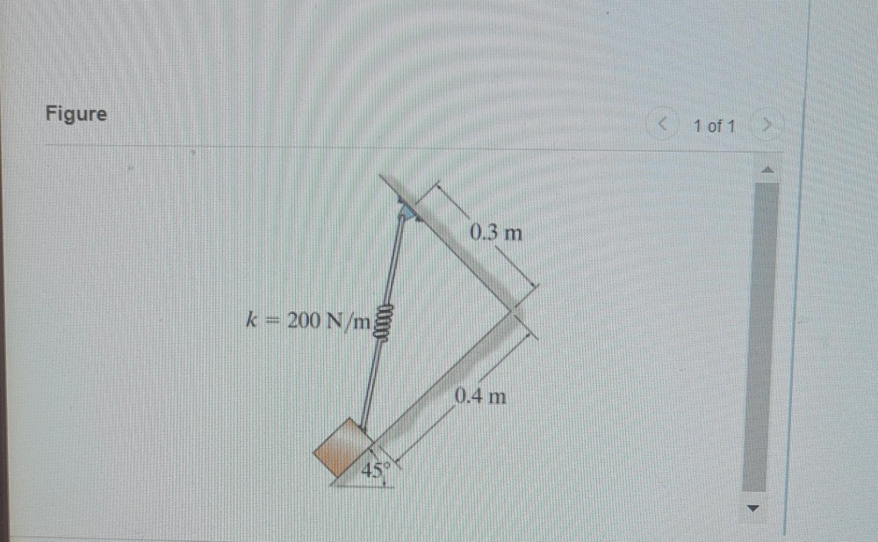 Solved The block has a mass of 6.0 kg and rests on the | Chegg.com