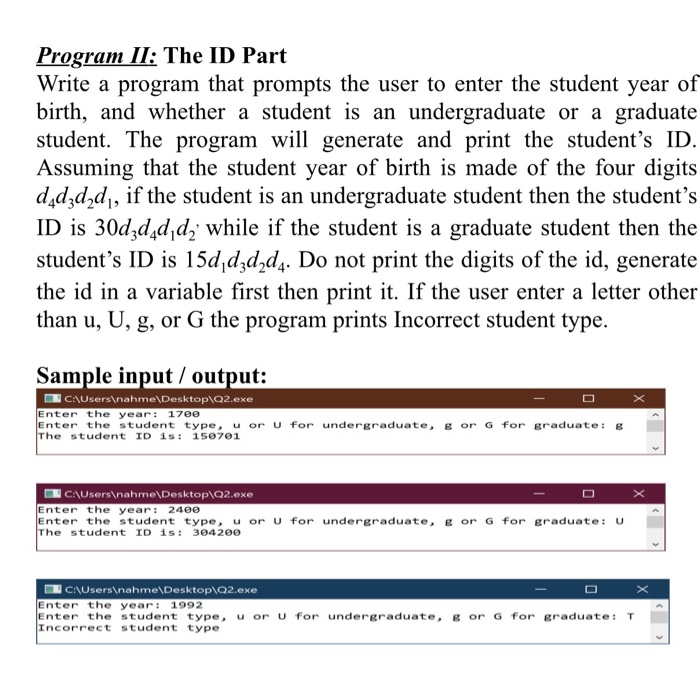 Solved C ++Write a program that prompts the user to enter | Chegg.com