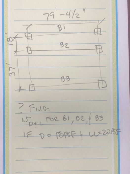 Solved 79-4/2" BI B2 LE B3 ? FINDE B3 W+ FOR BI, FOR B1, B2, | Chegg.com