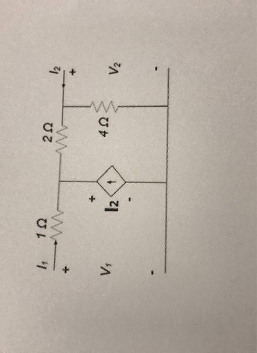 Two-port topic (Kirchhoff current loop solution only) | Chegg.com