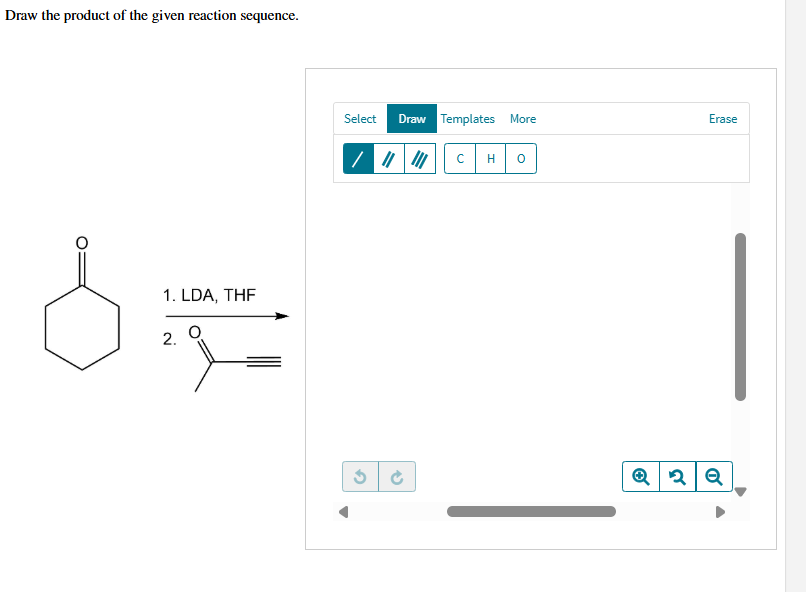 Solved Draw the product of the given reaction sequence. | Chegg.com