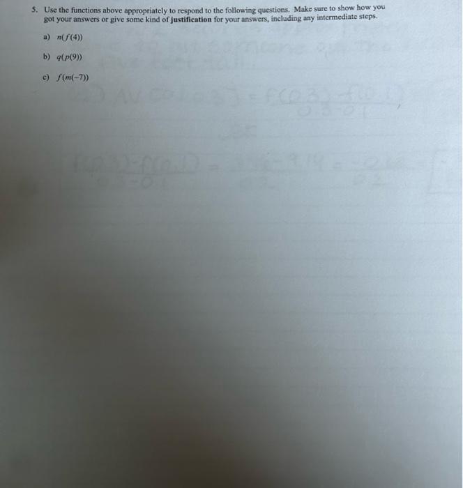 Solved Here are three different functions to consider: - Let | Chegg.com