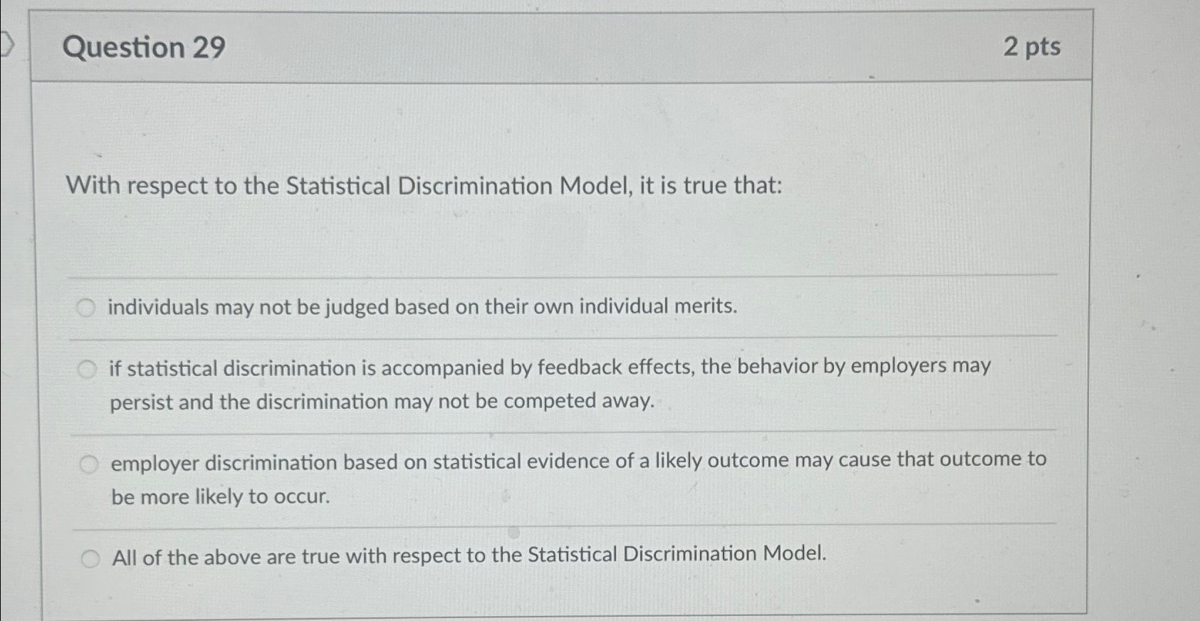 Solved Question 292 ﻿ptsWith respect to the Statistical | Chegg.com