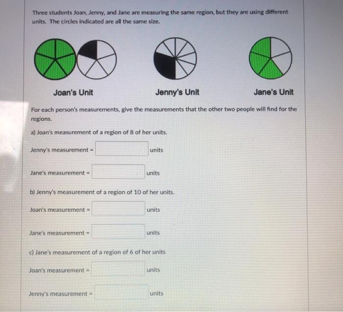 Solved Three students Joan, Jenny, and Jane are measuring | Chegg.com