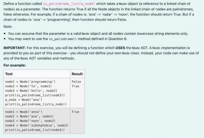 Solved Class Node Def Initself Data Selfdata Data 5440