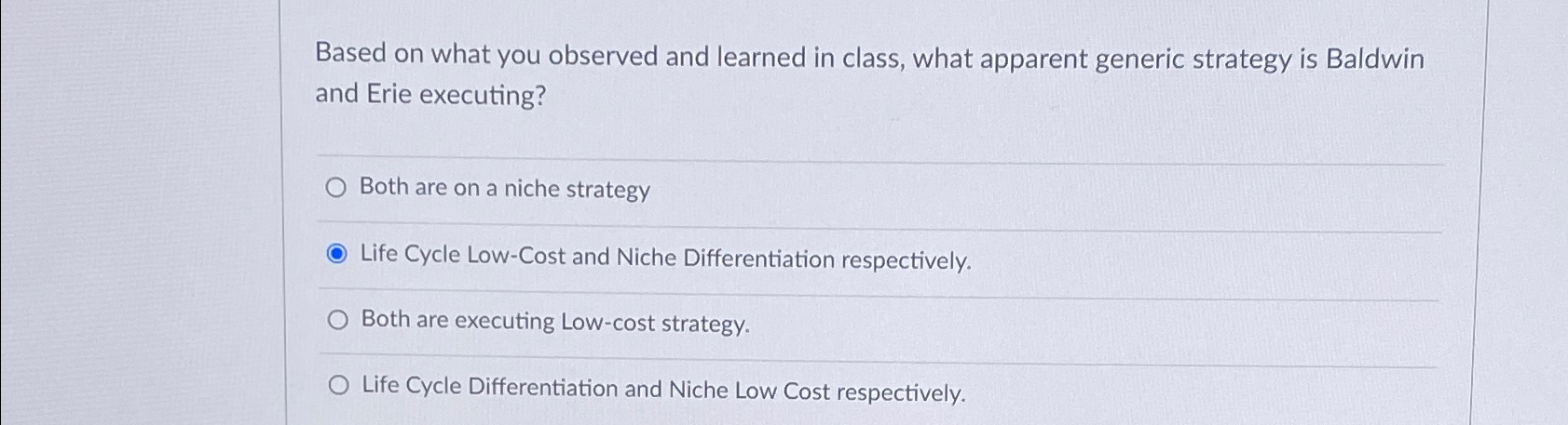 Solved Based on what you observed and learned in class, what | Chegg.com