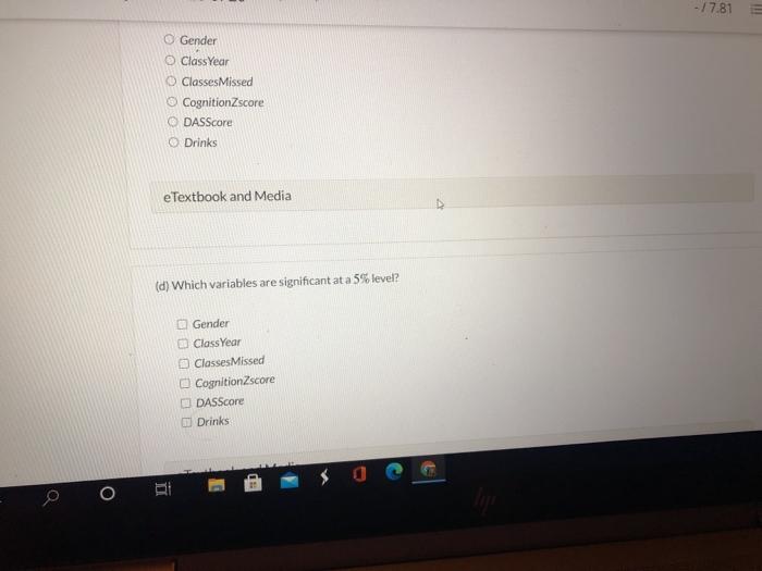Solved Predicting Grade Point Average The computer output | Chegg.com