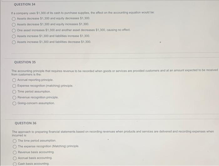 Solved The rule that requires revenue to be recognized when | Chegg.com