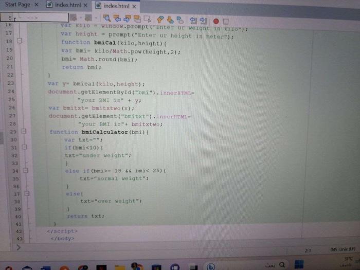 Solved how to siwch this code to another function like arrow | Chegg.com