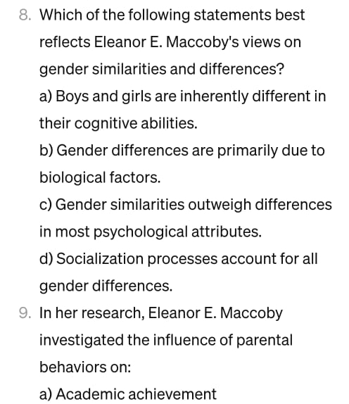 Solved Which of the following statements best reflects | Chegg.com
