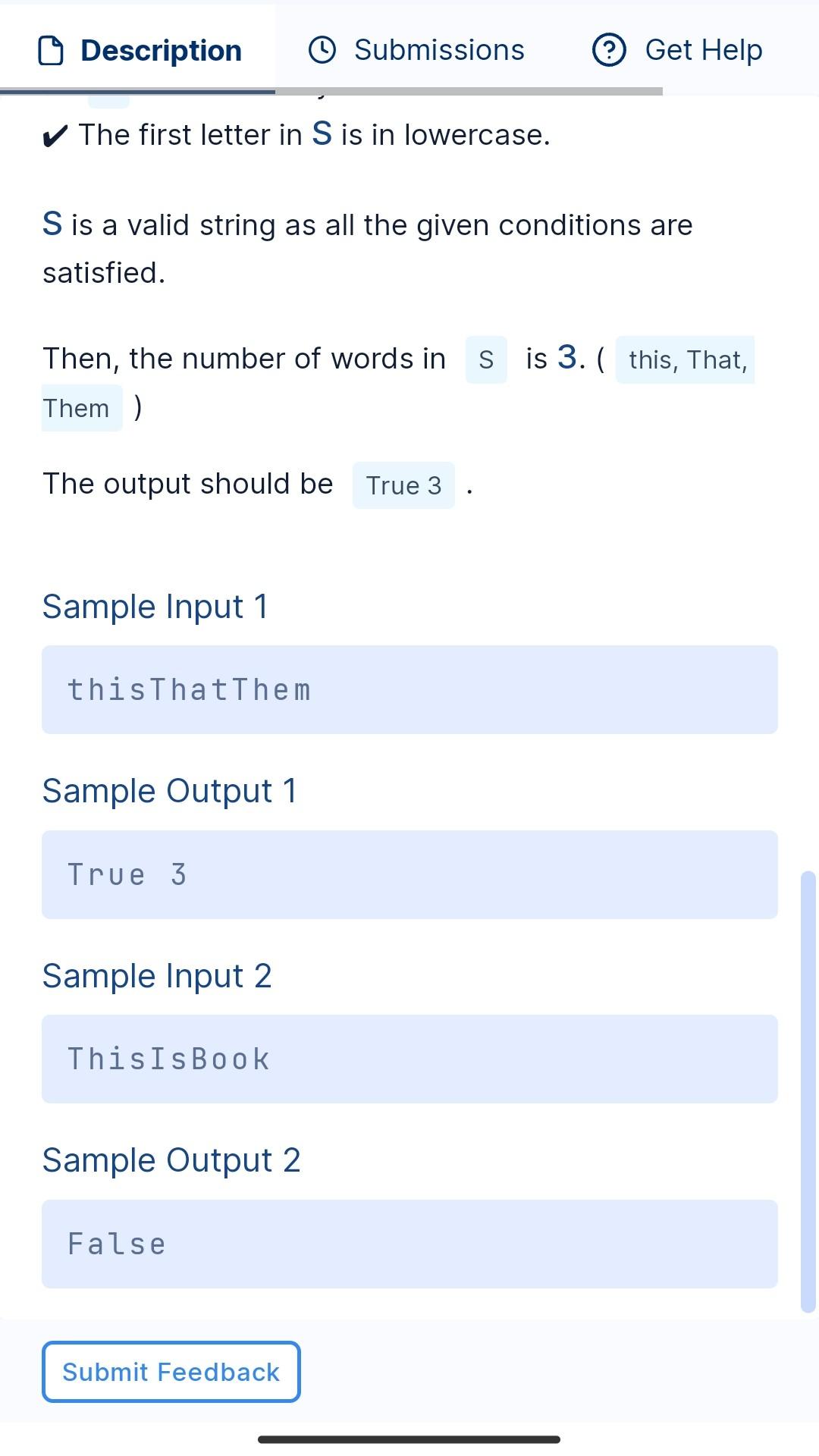 Solved Write a program that reads a string S and checks if S | Chegg.com