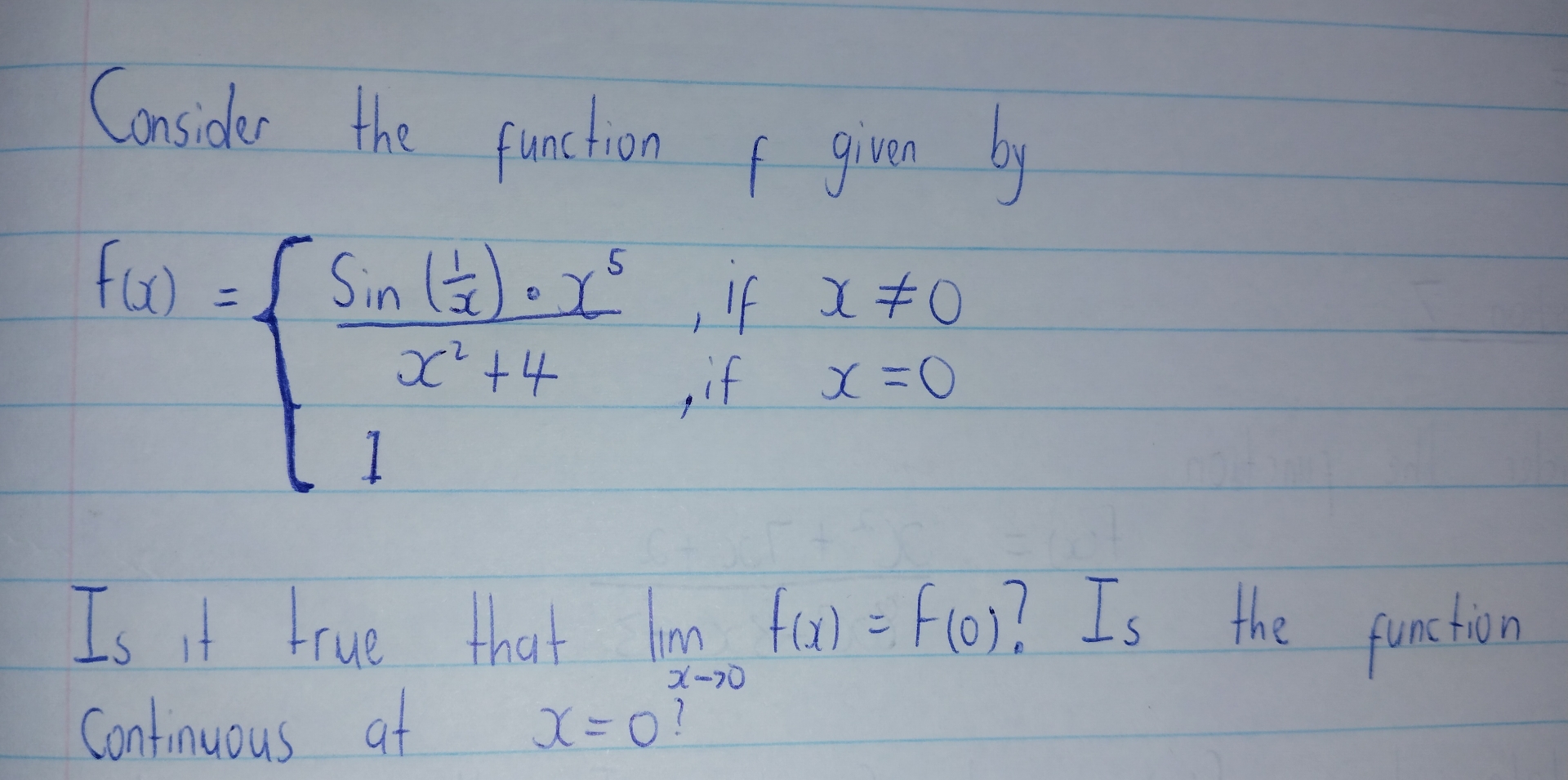 Solved Consider the function f ﻿given | Chegg.com