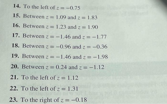 Solved For Exercises 7 through 26, find the area under the | Chegg.com
