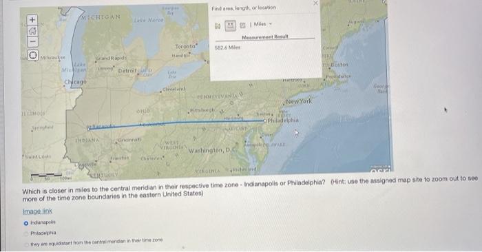 Solved Find are length or location + MICHIGAN 19 Miles | Chegg.com